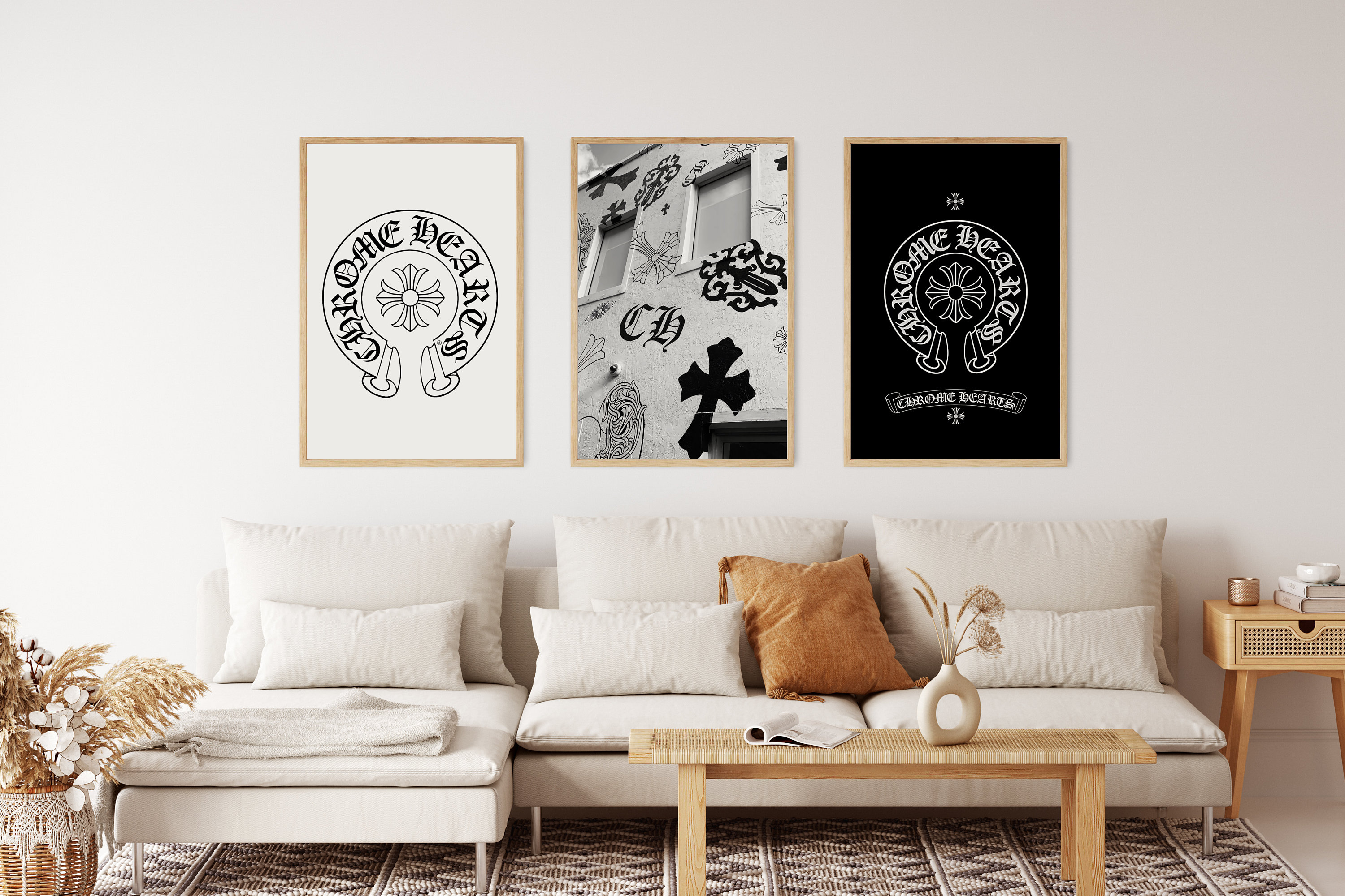 Chrome Hearts Poster, Chrome Hearts Set of 3 Posters, Street | Inspire ...