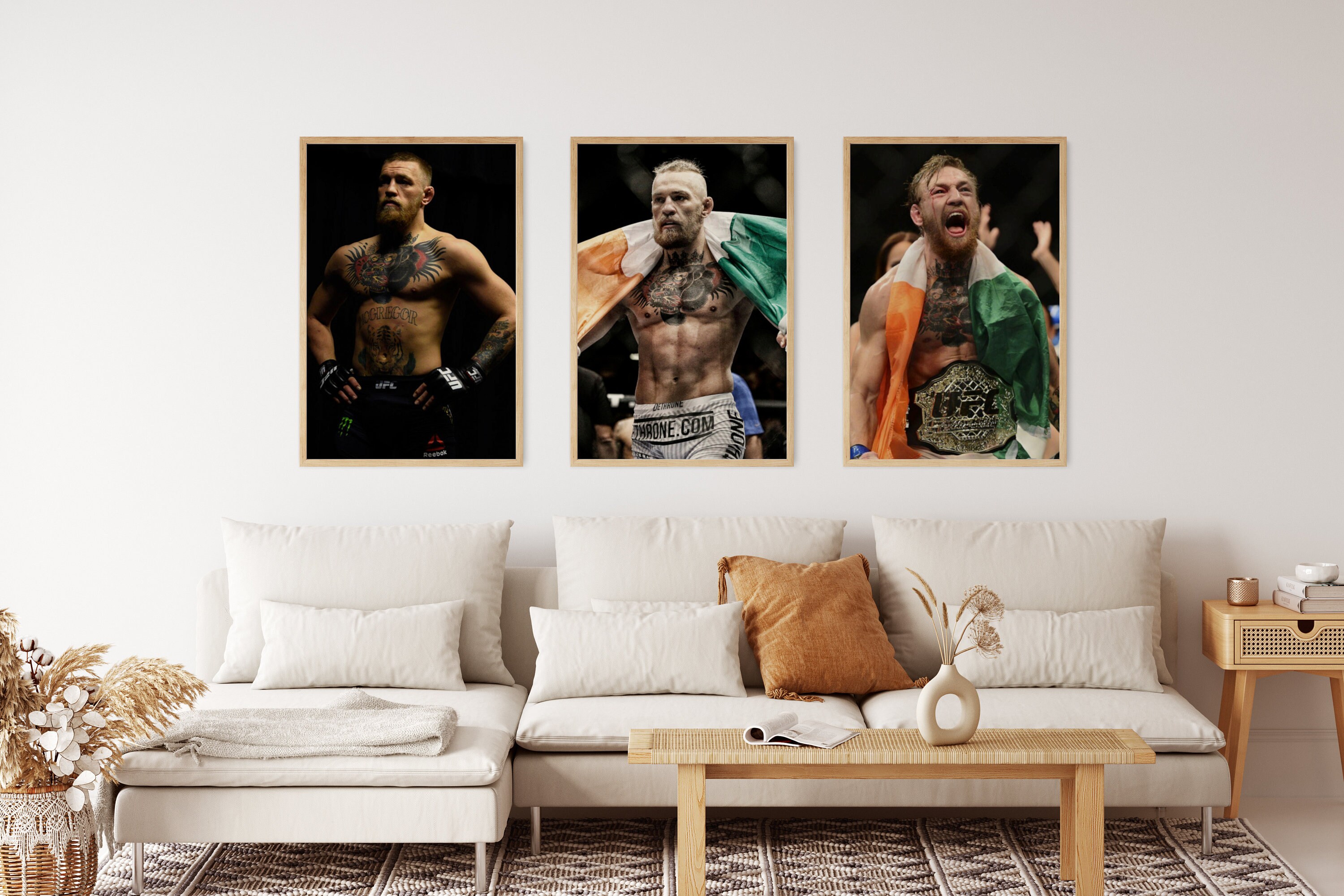 Conor McGregor Poster, Conor McGregor Set of 3 UFC Posters, - Inspire ...