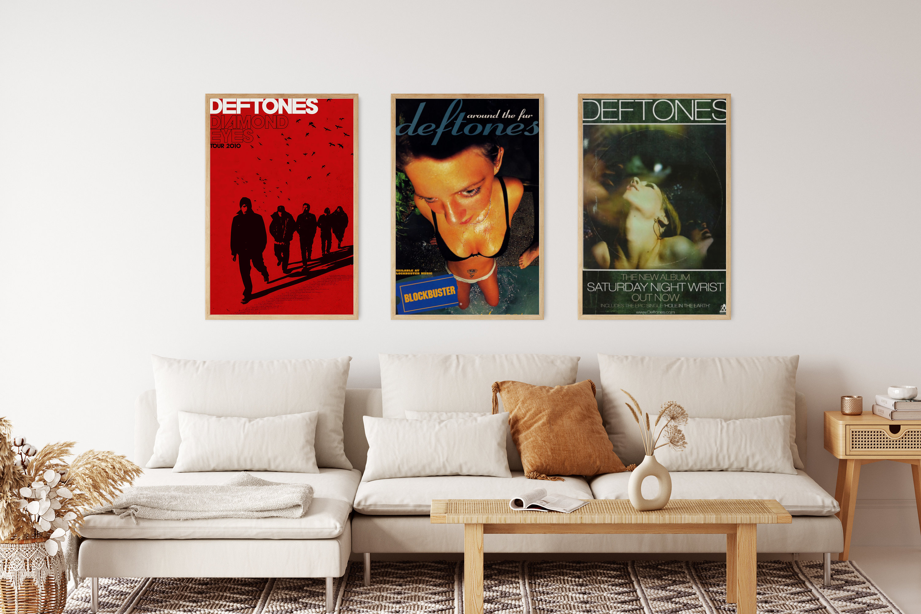 Deftones Poster, Deftones Set of 3 Posters, Deftones Print, | Inspire ...