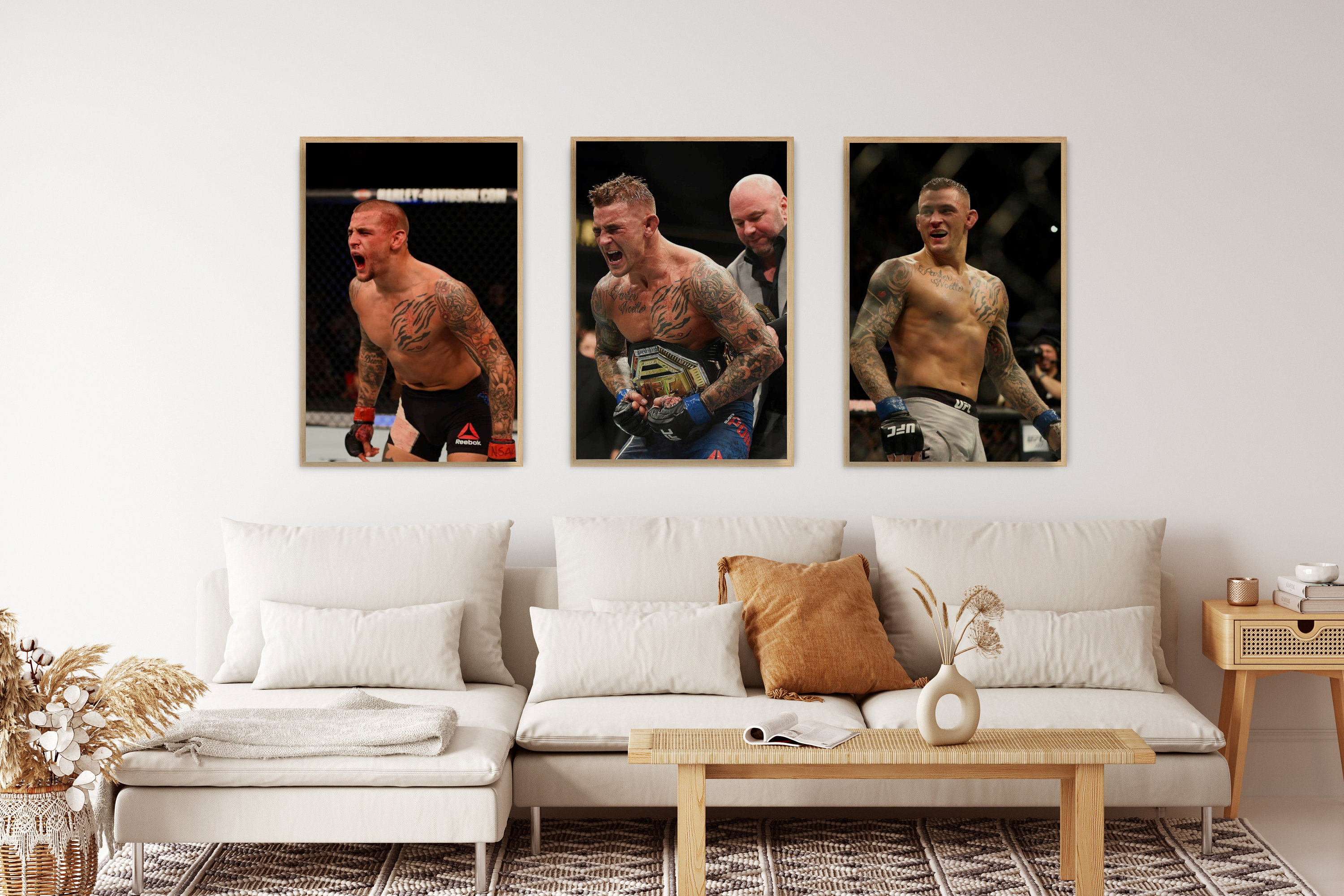 Dustin Poirier Poster, Dustin Poirier Set of 3 UFC Posters, | Inspire ...