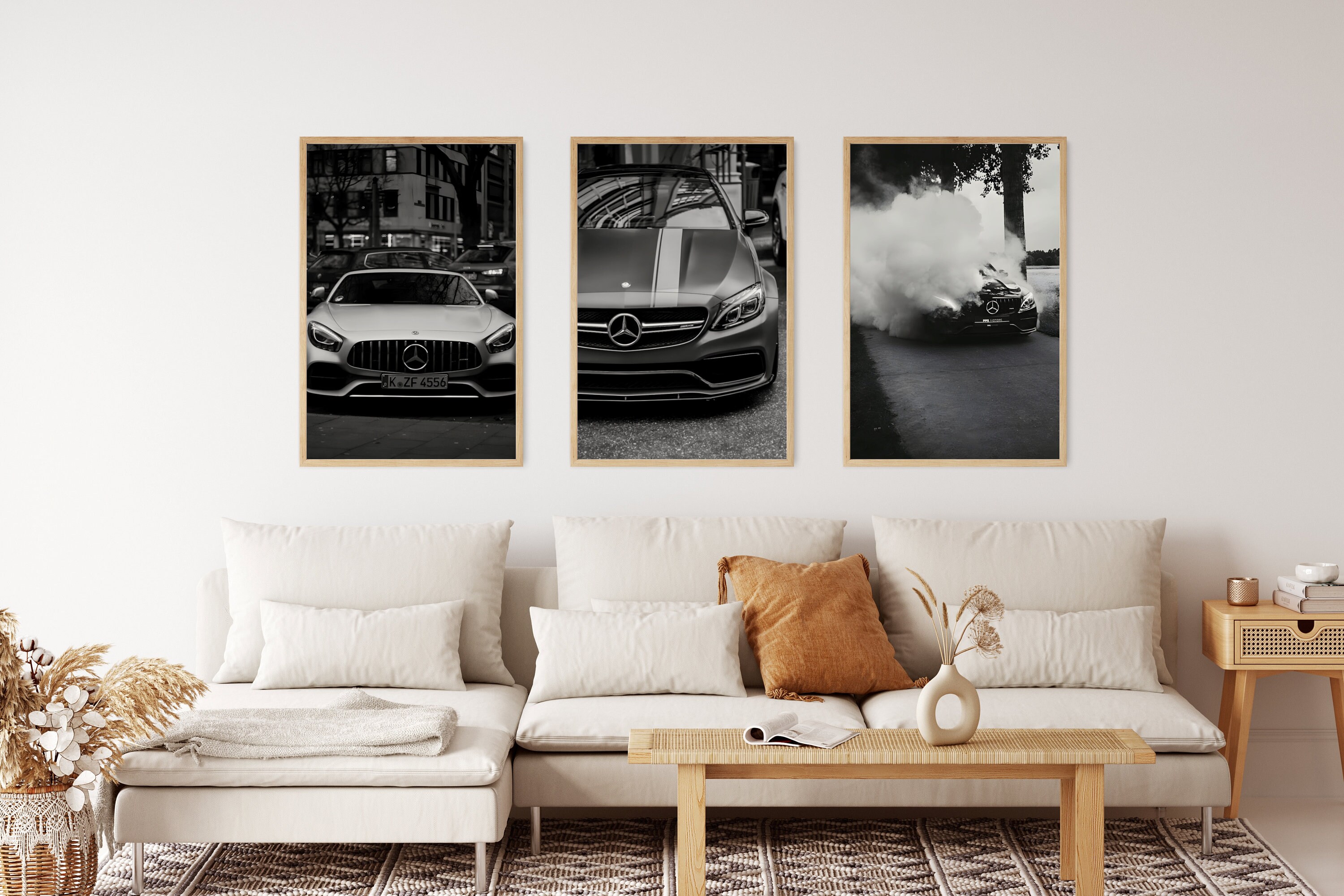 Mercedes Poster, Mercedes Set of 3 Posters, Wall Decor, Aest - Inspire ...