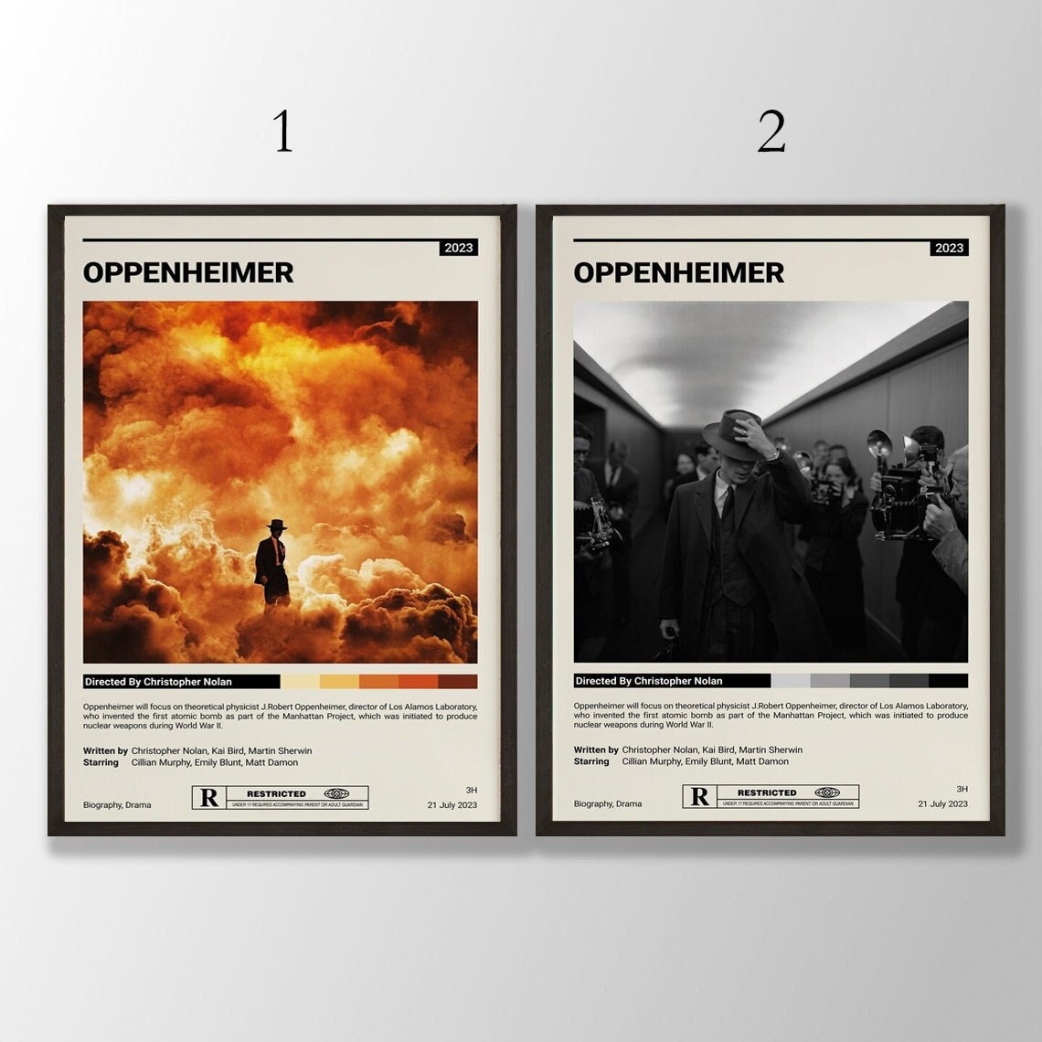 Oppenheimer Movie Poster, Scifi Poster, Christopher Nolan, V - Inspire ...