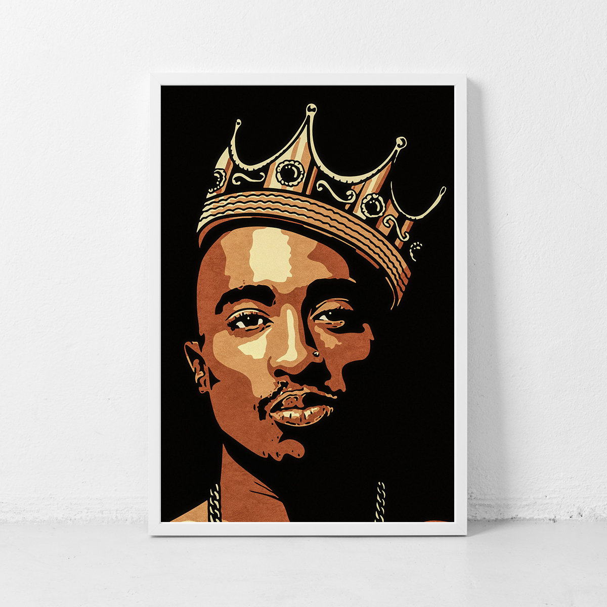 Tupac shakur 2pac Poster Classic Retro Rock Vintage Wall Art - Inspire ...