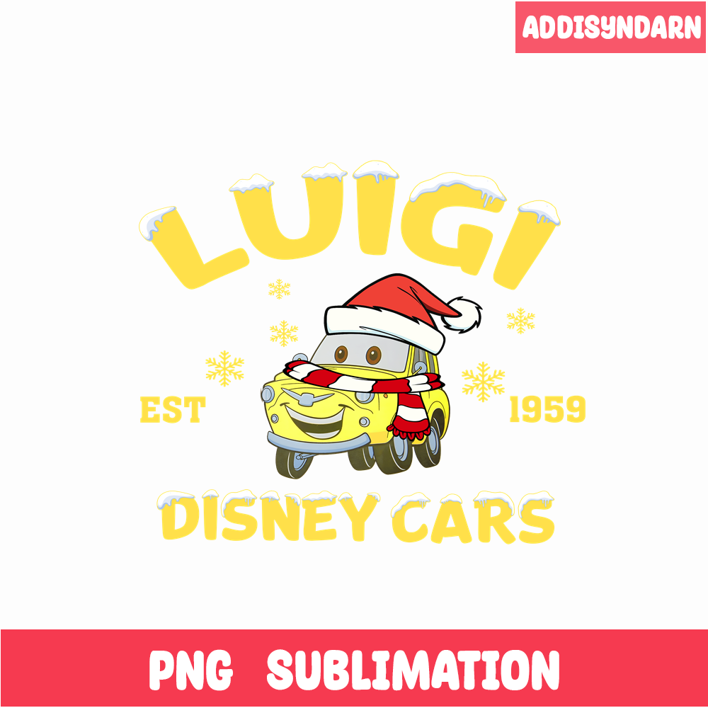 Luigi Disney Cars PNG - Inspire Uplift
