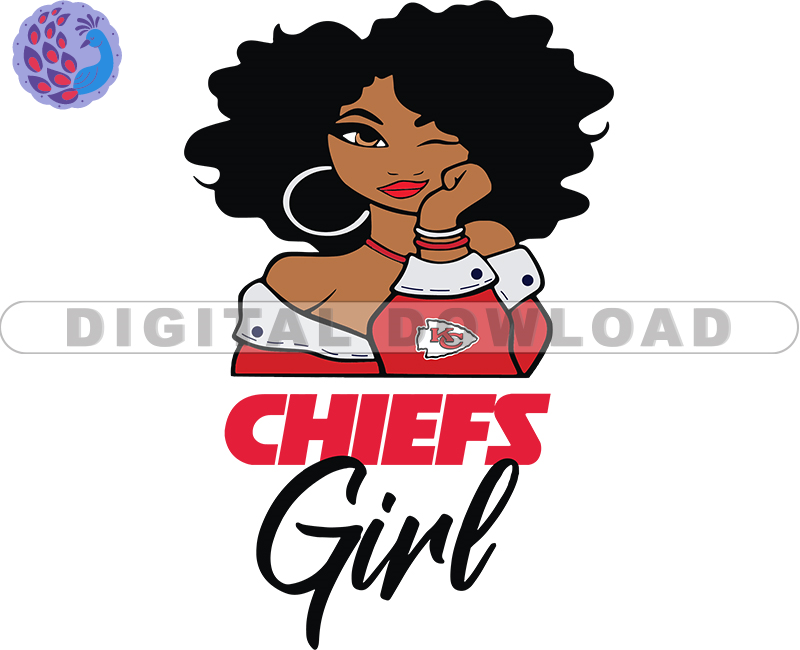 Chiefs Girl Svg, Girl Svg, Football Team Svg, NFL Team Svg, - Inspire ...