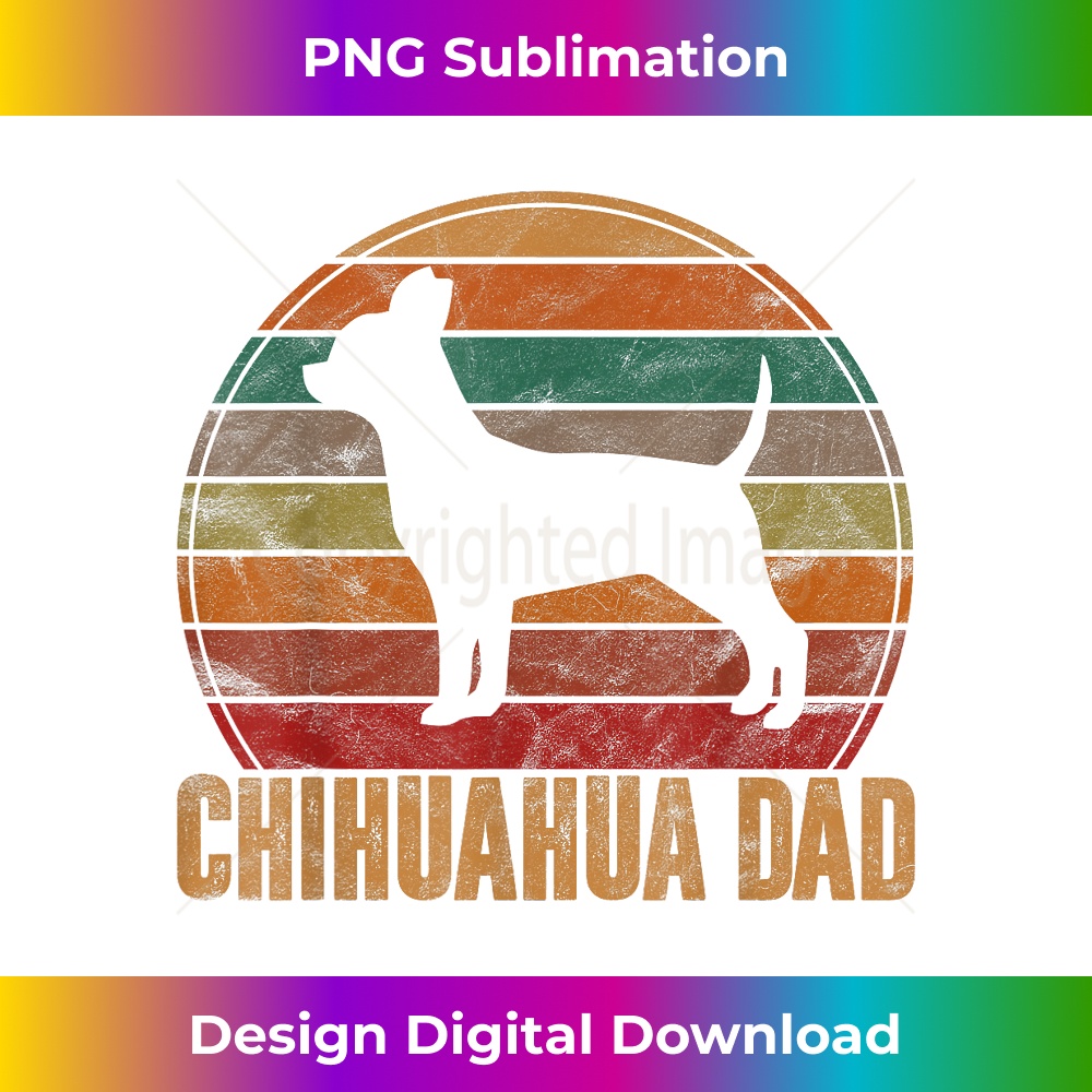 Retro Chihuahua Dad Gift Chi-chi Daddy Dog Owner Pet Fa - Bo | Inspire ...