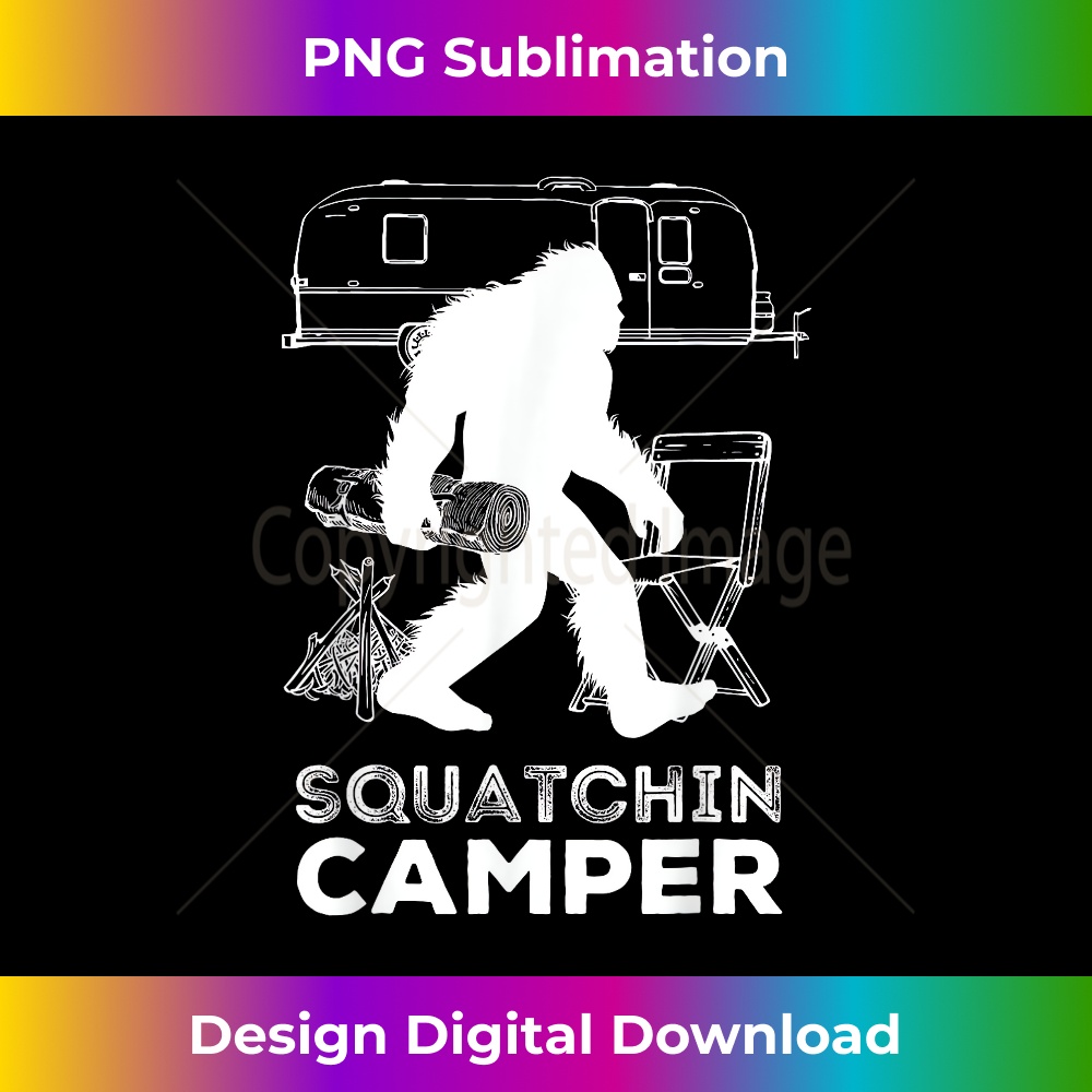Sasquatch Camping Squatchin Cryptid Camp - Sophisticated PNG - Inspire ...