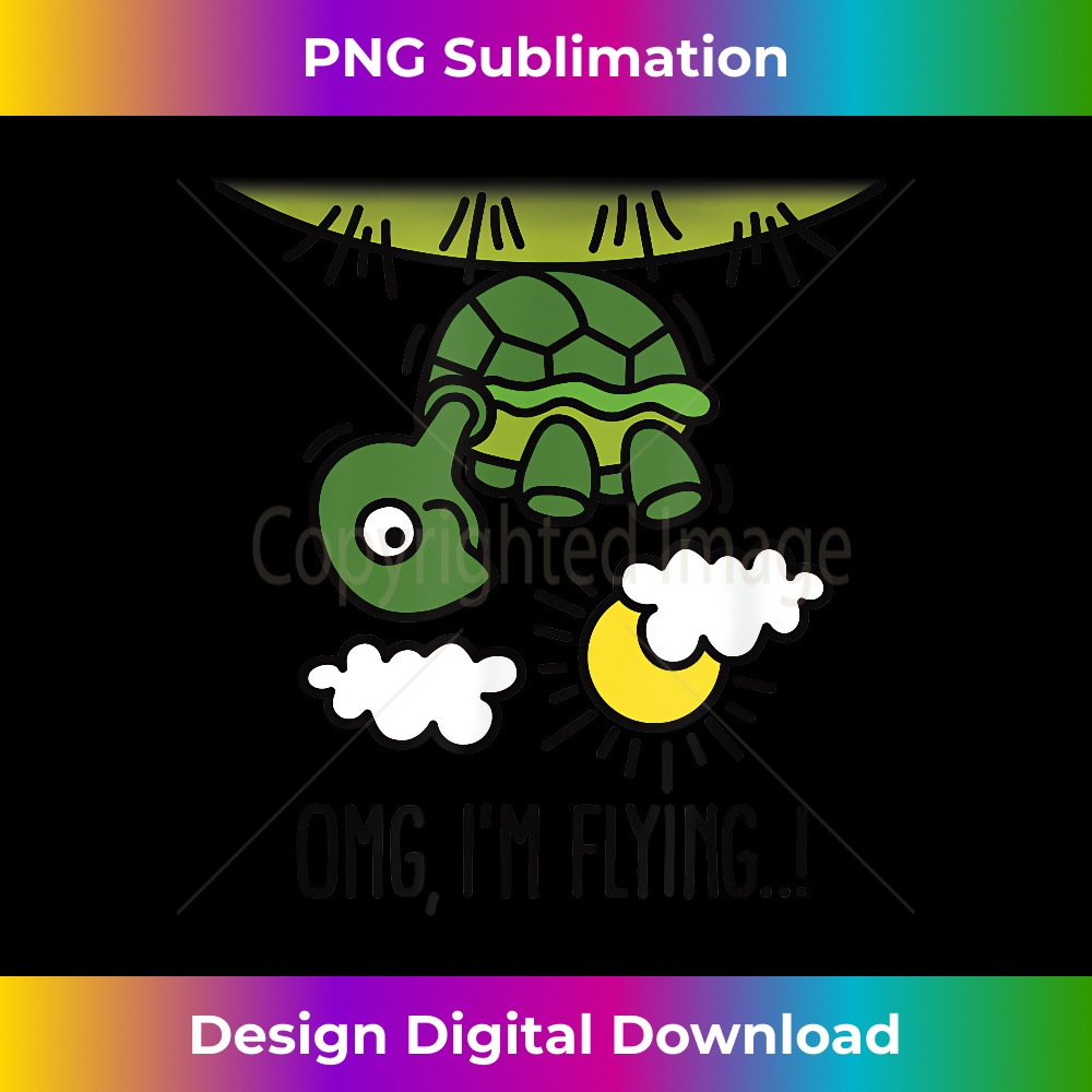 Funny OMG I'm flying Oh my god cute flying turtle tur - Edgy | Inspire ...