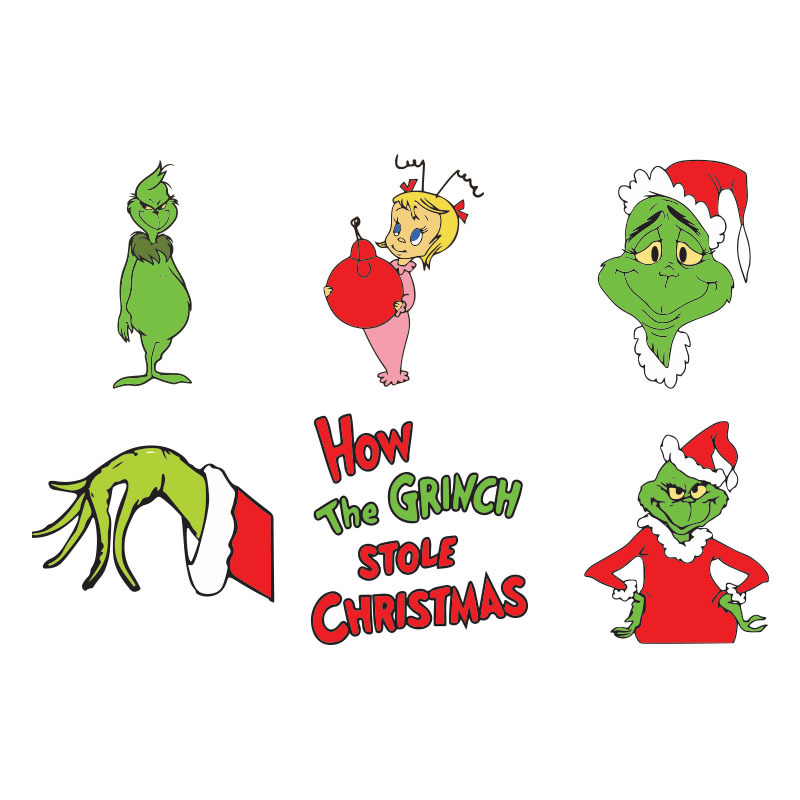 How The Grinch Bundle, Grinch Christmas Bundle Svg, Grinch C | Inspire ...
