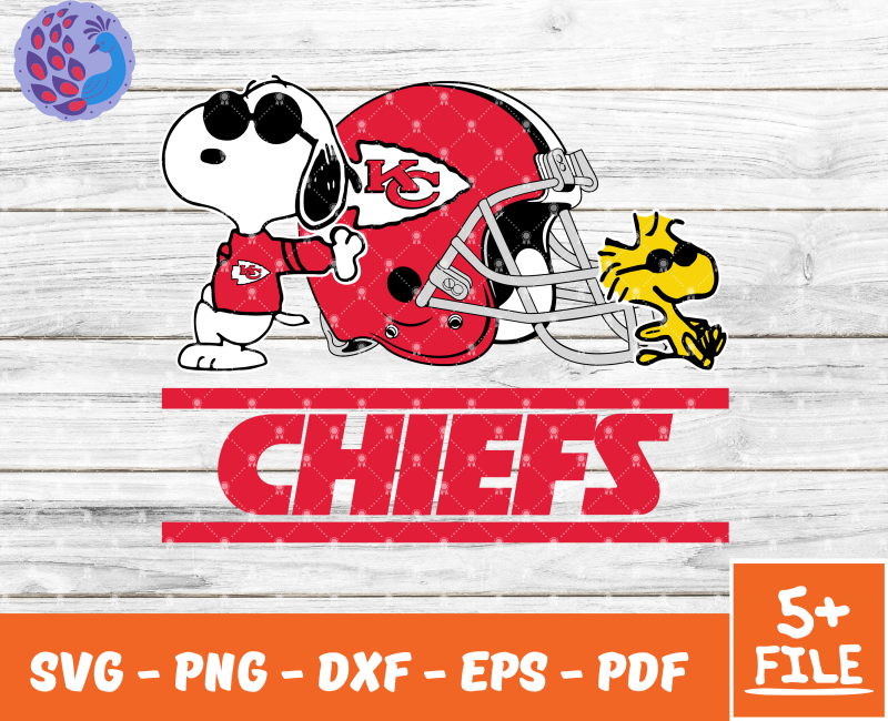 Kansas city Chiefs Snoopy Nfl Svg , Snoopy NfL Svg, Team Nf | Inspire ...