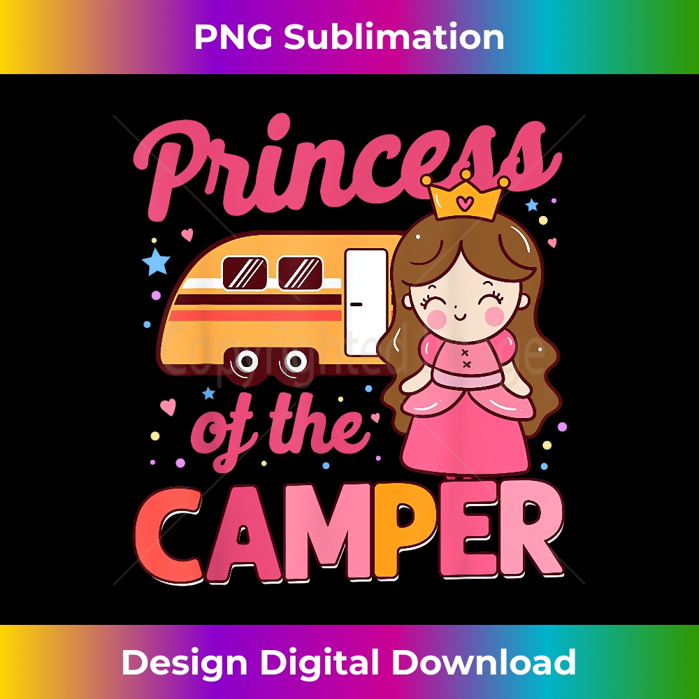 Cute Camping Princess Camper Motorhome Family Campervan Gi - | Inspire Uplift