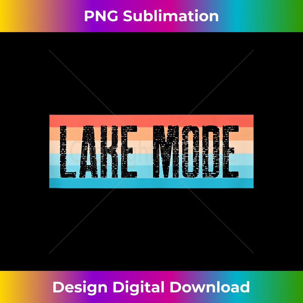 Lake Mode Retro Graphic Design Lake Tank T - Minimalist Subl - Inspire ...