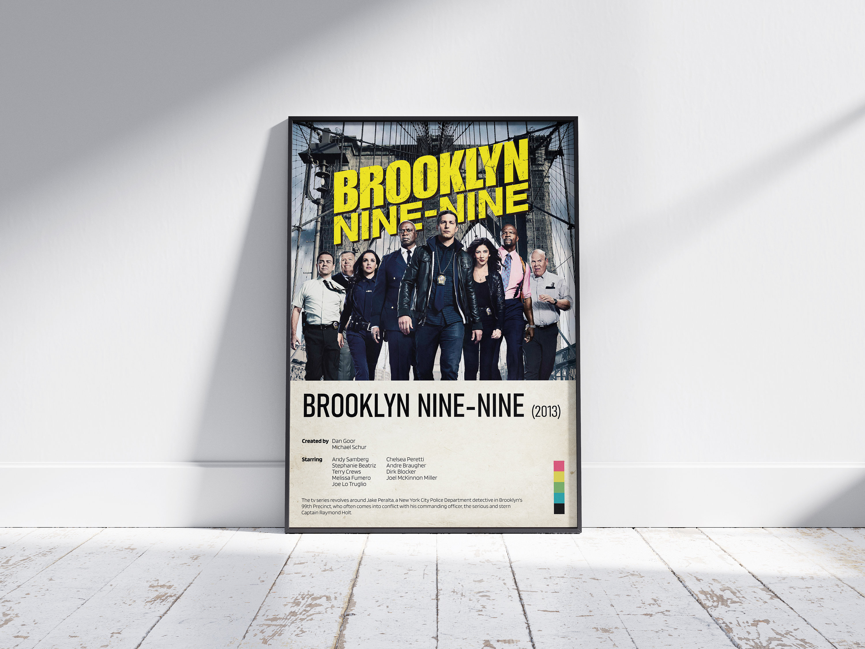 Brooklyn Nine Nine TV Series Digital Poster, TV Series Wall - Inspire ...