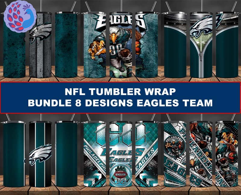 Eagles Tumbler Wrap , Football Tumbler Png ,Nfl Tumbler Wrap | Inspire ...