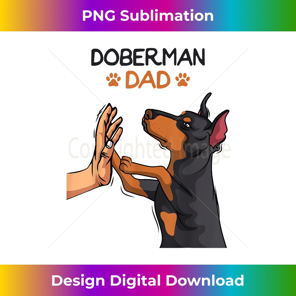 Mens Doberman Dad Dobie Dog Father - Urban Sublimation PNG D - Inspire ...