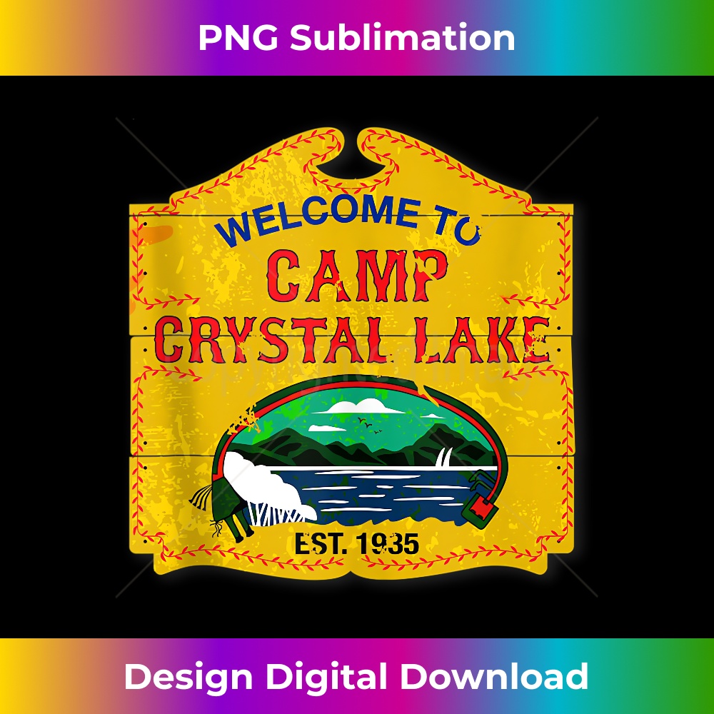 Camp Crystal Lake Tank - Sublimation-Optimized PNG File - Cr | Inspire ...