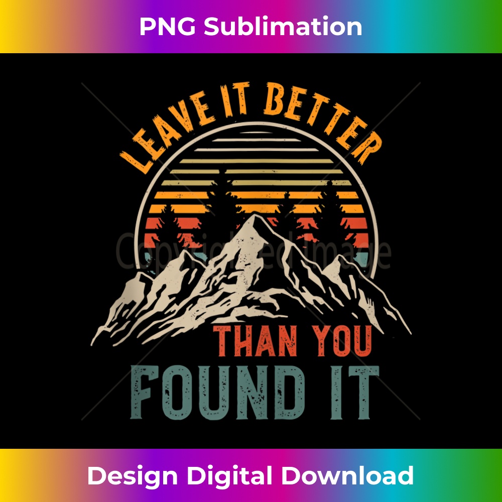 Leave it Better Than You Found it Nature Lover Retro Sun Tan | Inspire ...