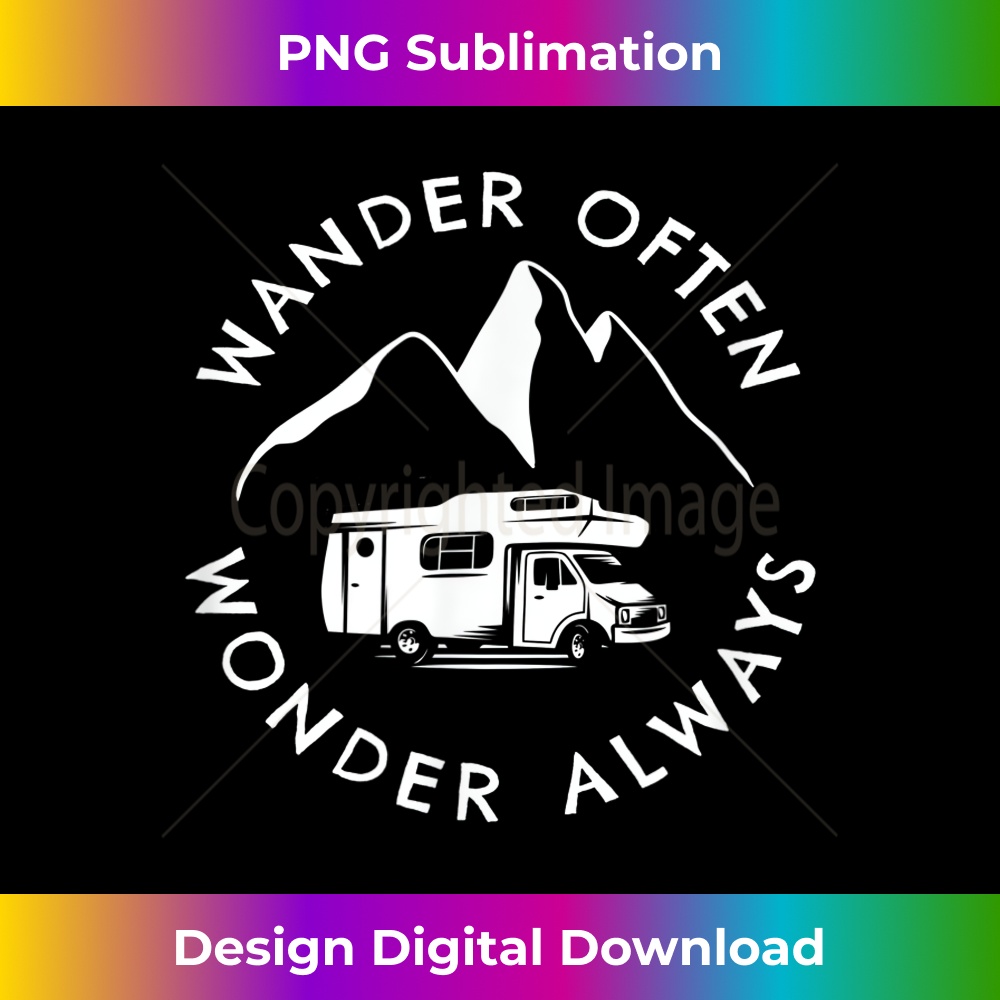 Wander Often Wonder Always RV mountains graph - Urban Sublim | Inspire ...