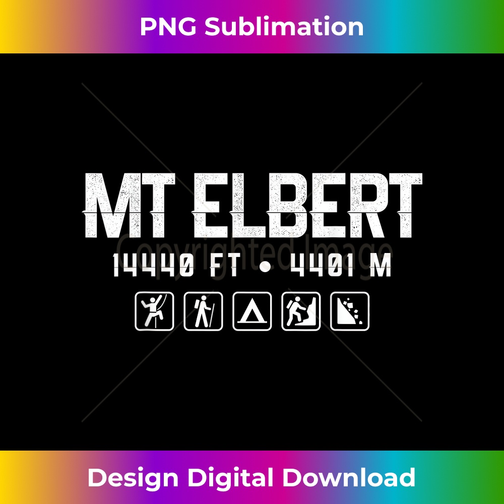 Mt. Elbert Colorado Mountain 14er S - Futuristic PNG Sublima | Inspire ...