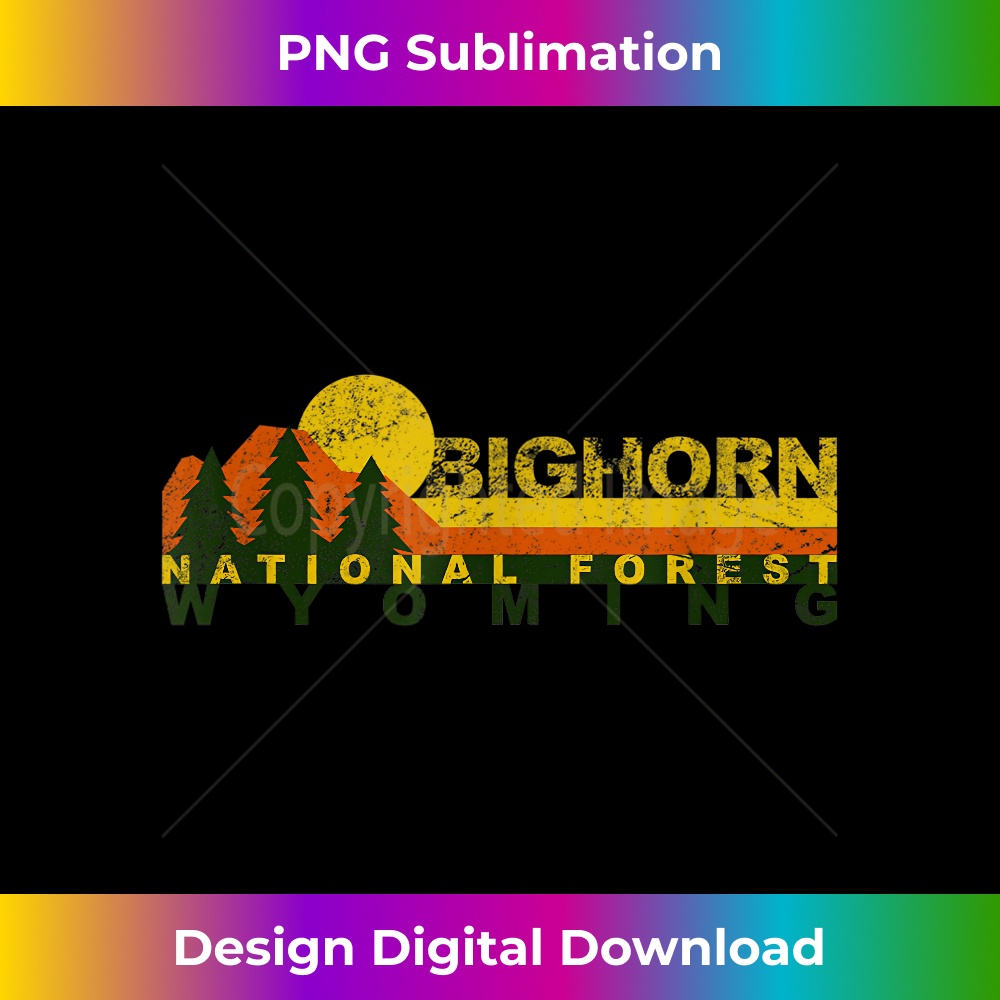 Bighorn National Forest Vintage R - Chic Sublimation Digital | Inspire ...