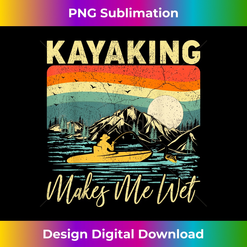 Boating Lake Vintage Sunset Kayaking Makes Me W - Sublimatio | Inspire ...