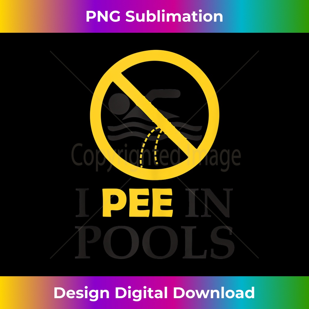 I Pee in Pools sign funny pool party gift for men women kids | Inspire ...