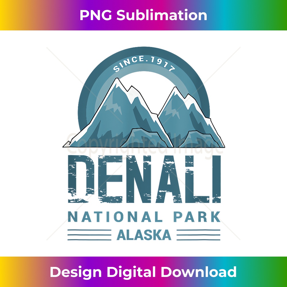 Scenic Ice Cap Denali National Park Al - Vibrant Sublimation | Inspire Uplift