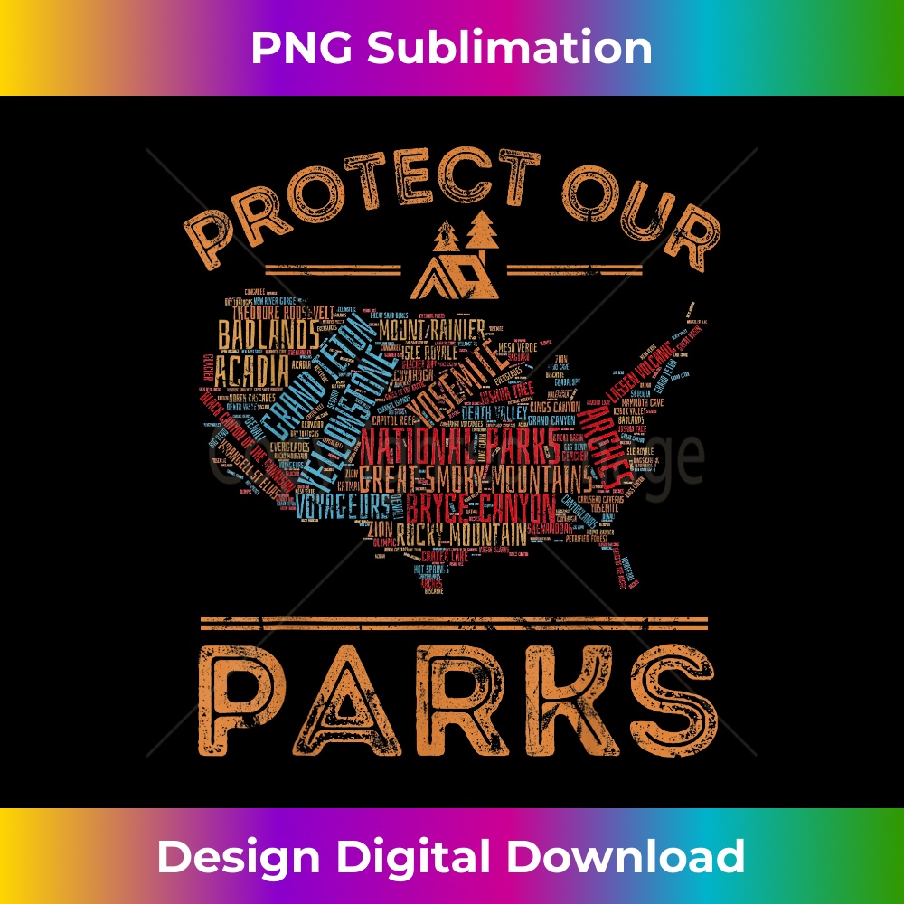 Protect Our Parks National Park Map Hiking Outdoors Campi - - Inspire ...