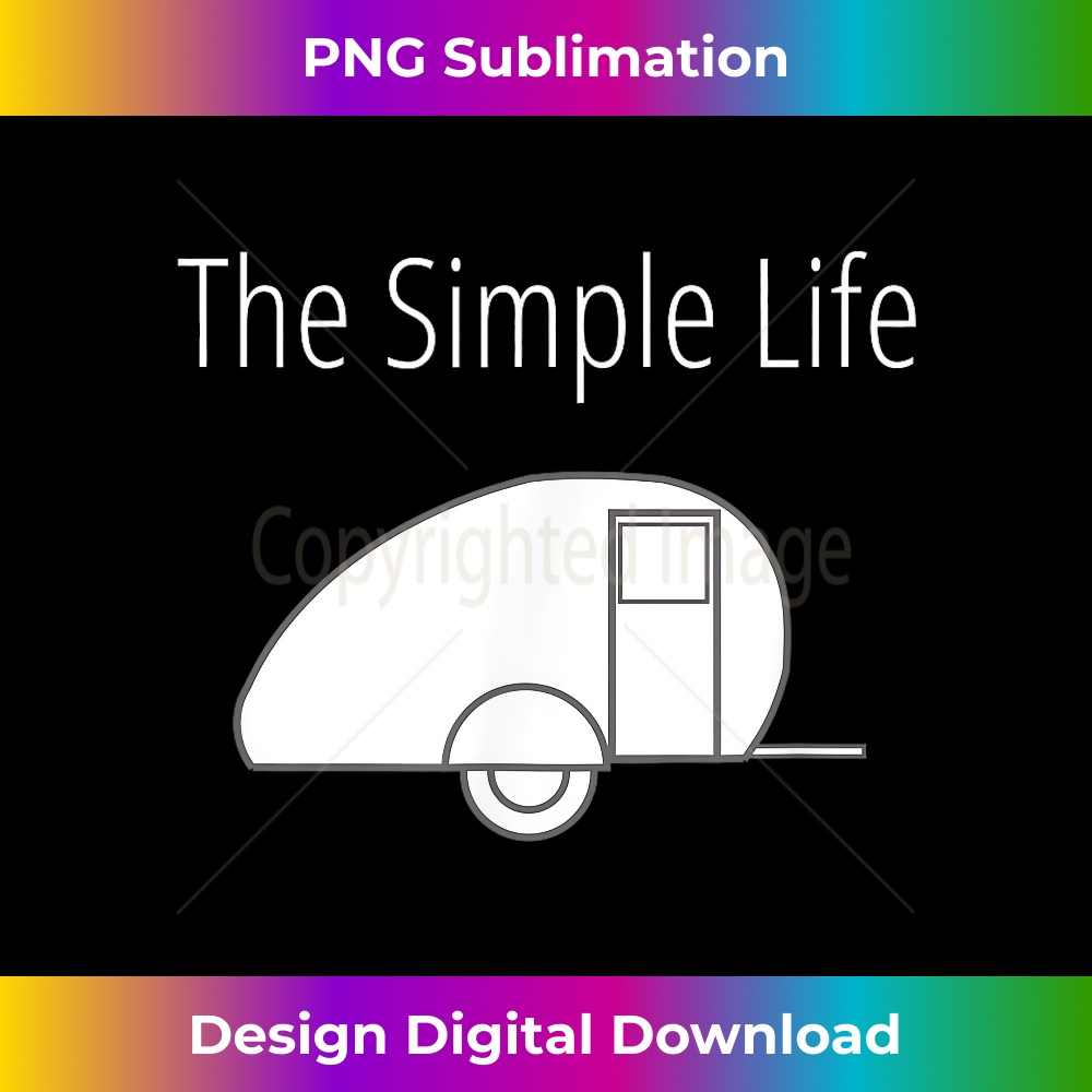 The Simple Life Teardrop Tra - Edgy Sublimation Digital File | Inspire ...