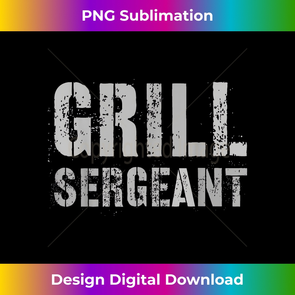 Funny GRILL SERGEANT Grilling Summer BBQ Cooking Milita - Cl | Inspire ...
