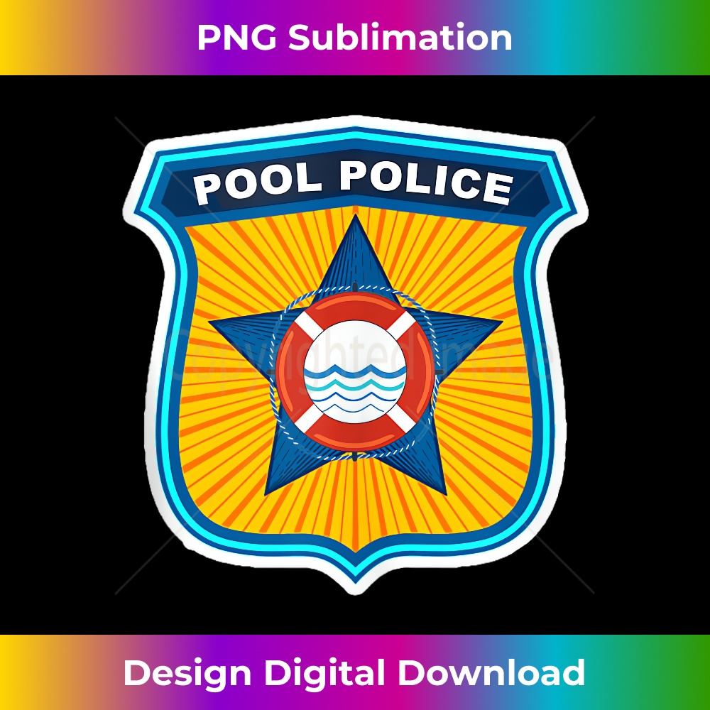 Funny POOL POLICE Summer Vibes Cabana Patrol Beach Guard Tan | Inspire ...