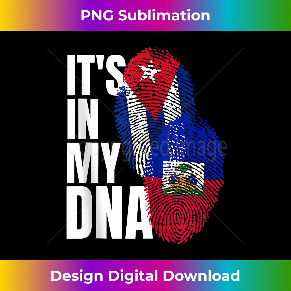 Haitian And Cuban Mix DNA Flag Heritage Flag Tank - Deluxe P - Inspire ...