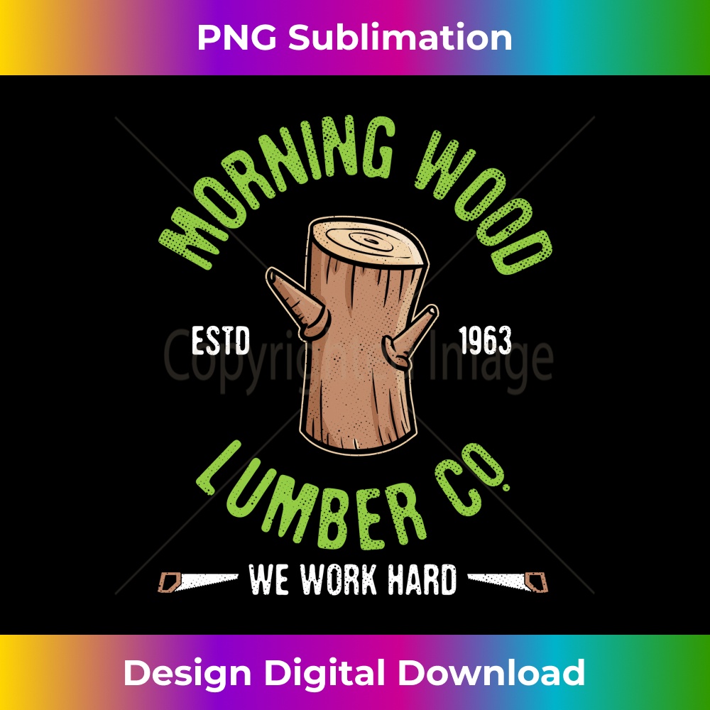 Funny Morning Wood Work Hard Lumber Gear Campground Gift Lon | Inspire ...