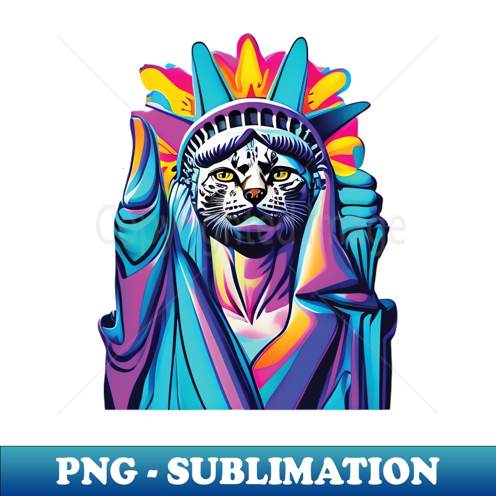 Funny Statue of Liberty With Cats Head - Statue of liberty - - Inspire ...