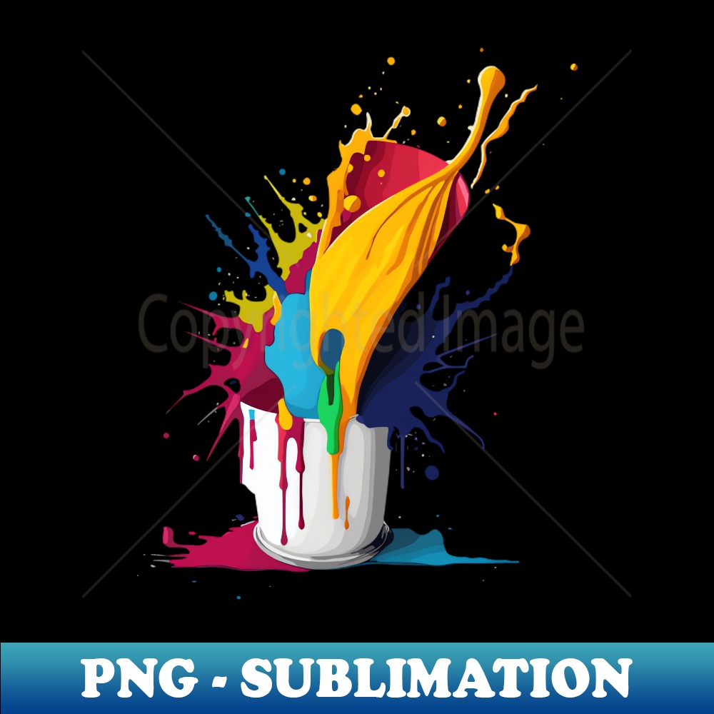 Splash of Inspiration Bold Paint Bucket Illustration with Vi | Inspire ...