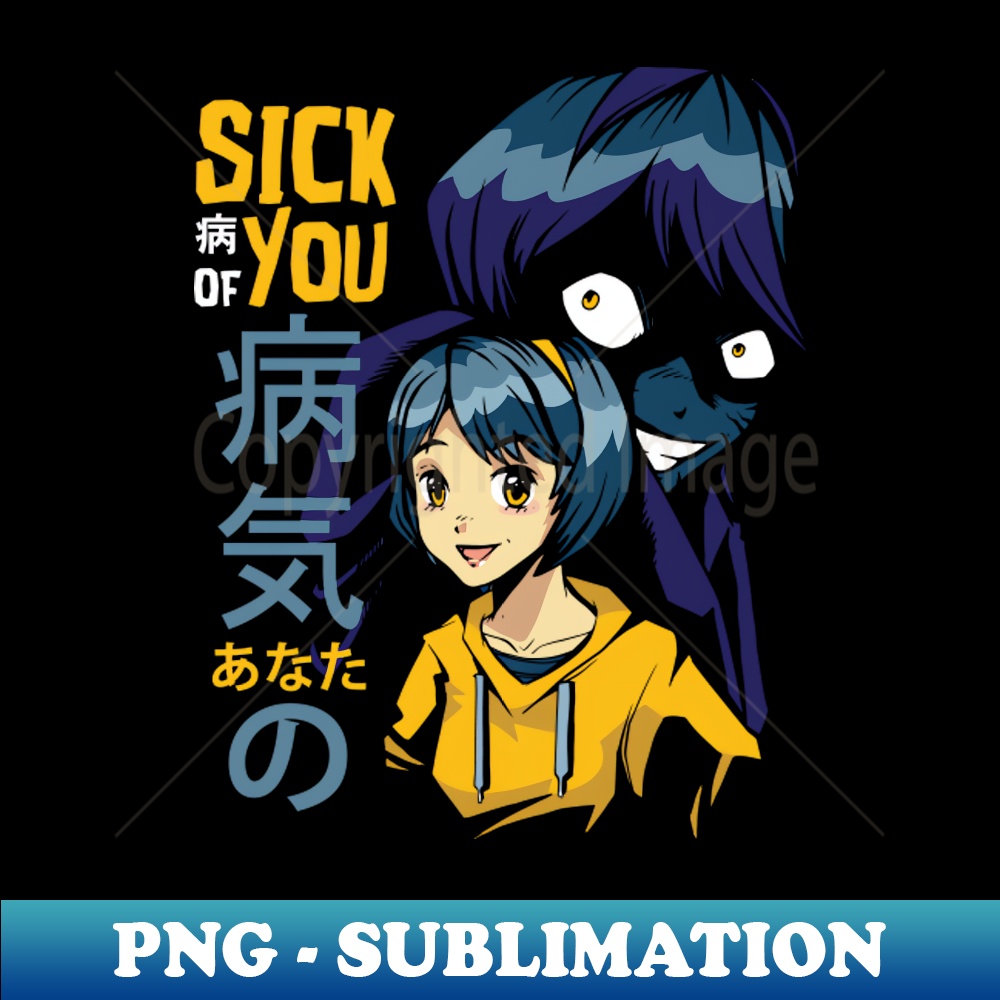 Sick of you Evil Shadow - Artistic Sublimation Digital File | Inspire ...