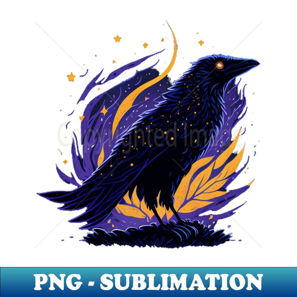 Cosmic Crow - Digital Sublimation Download File - Stunning S | Inspire ...