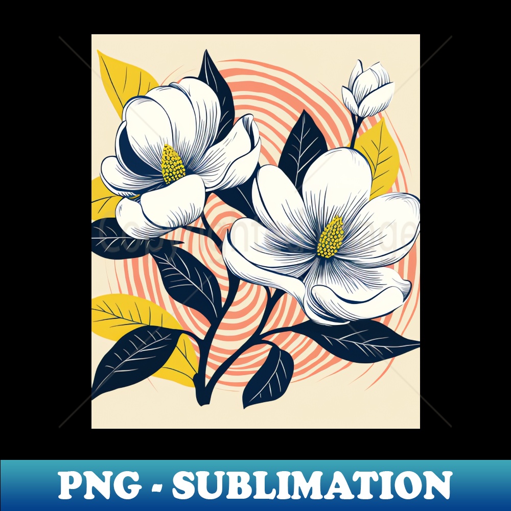 Magnolia Splendor - Digital Sublimation Download File - Revo | Inspire ...