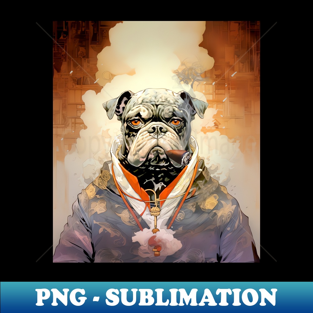 Cigar Smoking Bulldog Nothing Bothers Me When Im Smoking a C | Inspire ...