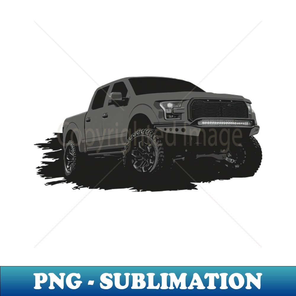 Matte black Raptor pickup - Exclusive Sublimation Digital Fi | Inspire ...
