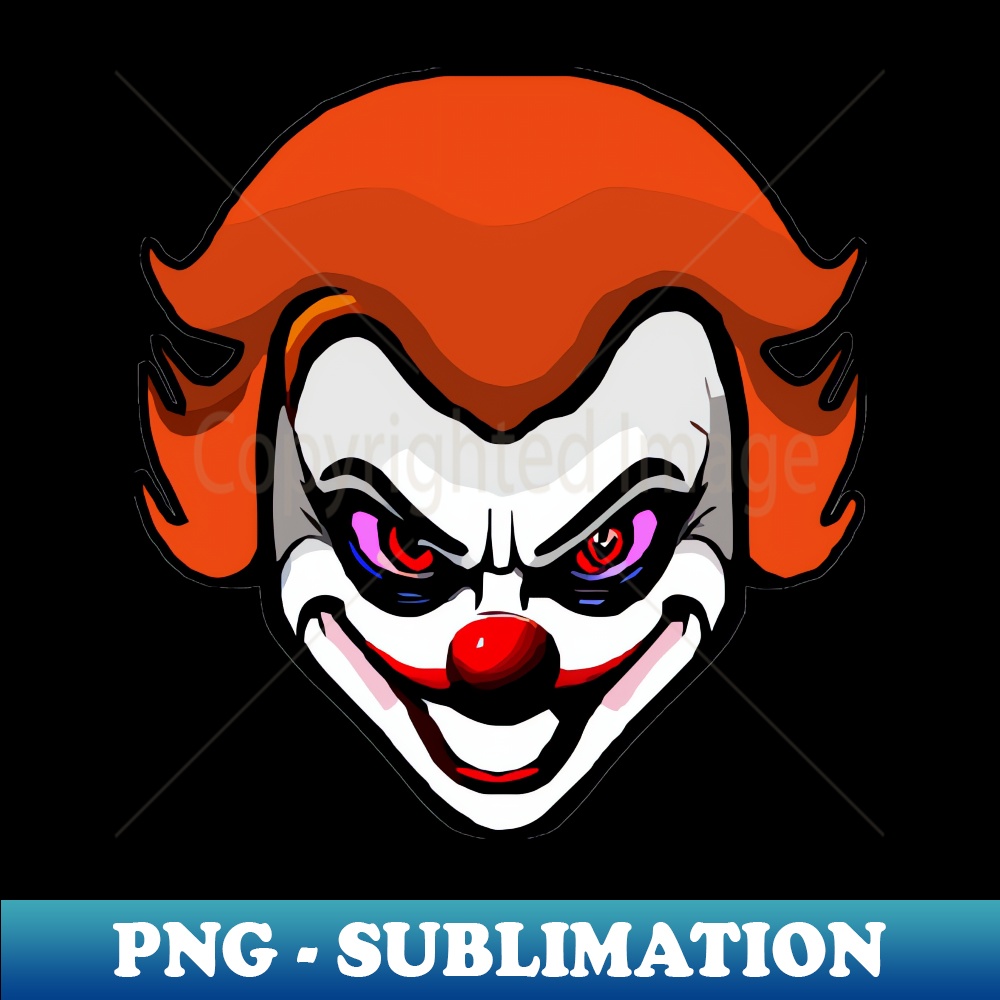 Killer Clown - High-Resolution PNG Sublimation File - Defyin | Inspire ...