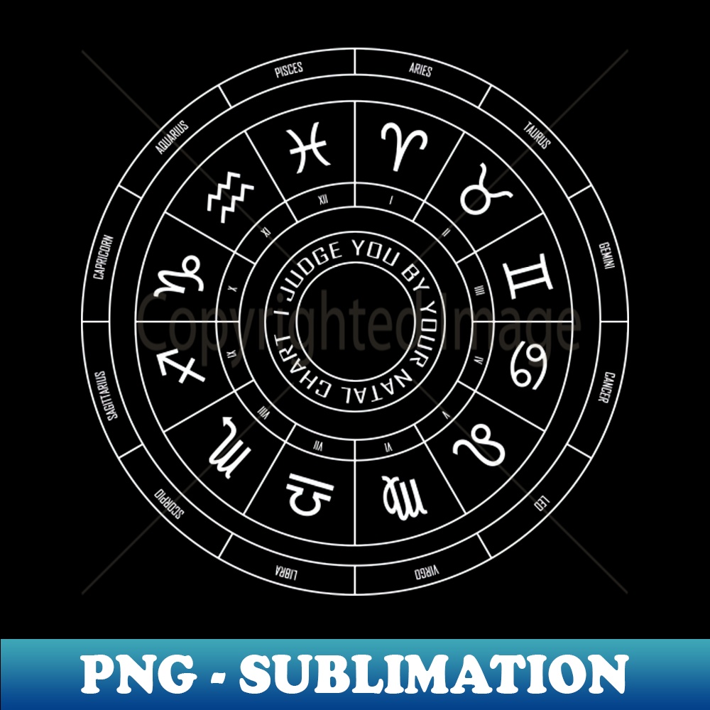 Natal Chart Svg | Inspire Uplift