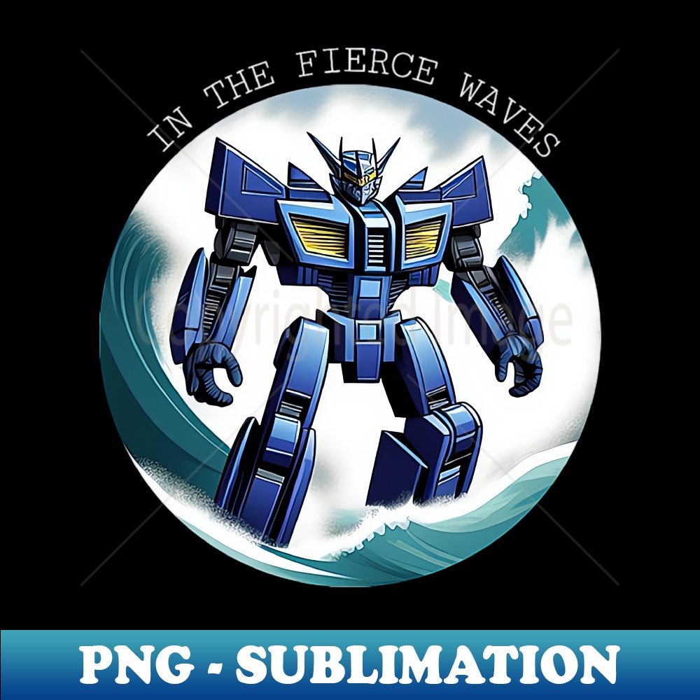 in the fierce waves - Creative Sublimation PNG Download - De | Inspire Uplift