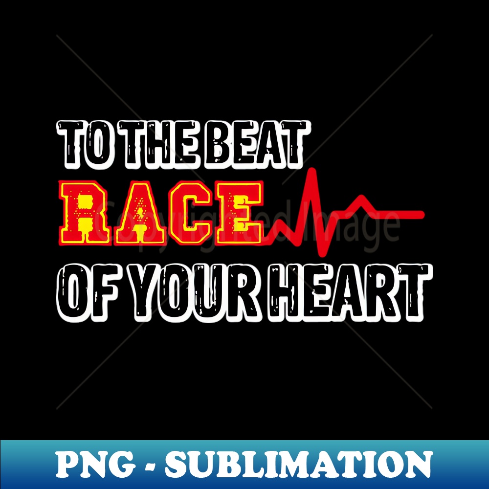 To the beat of your heart - Signature Sublimation PNG File - | Inspire ...