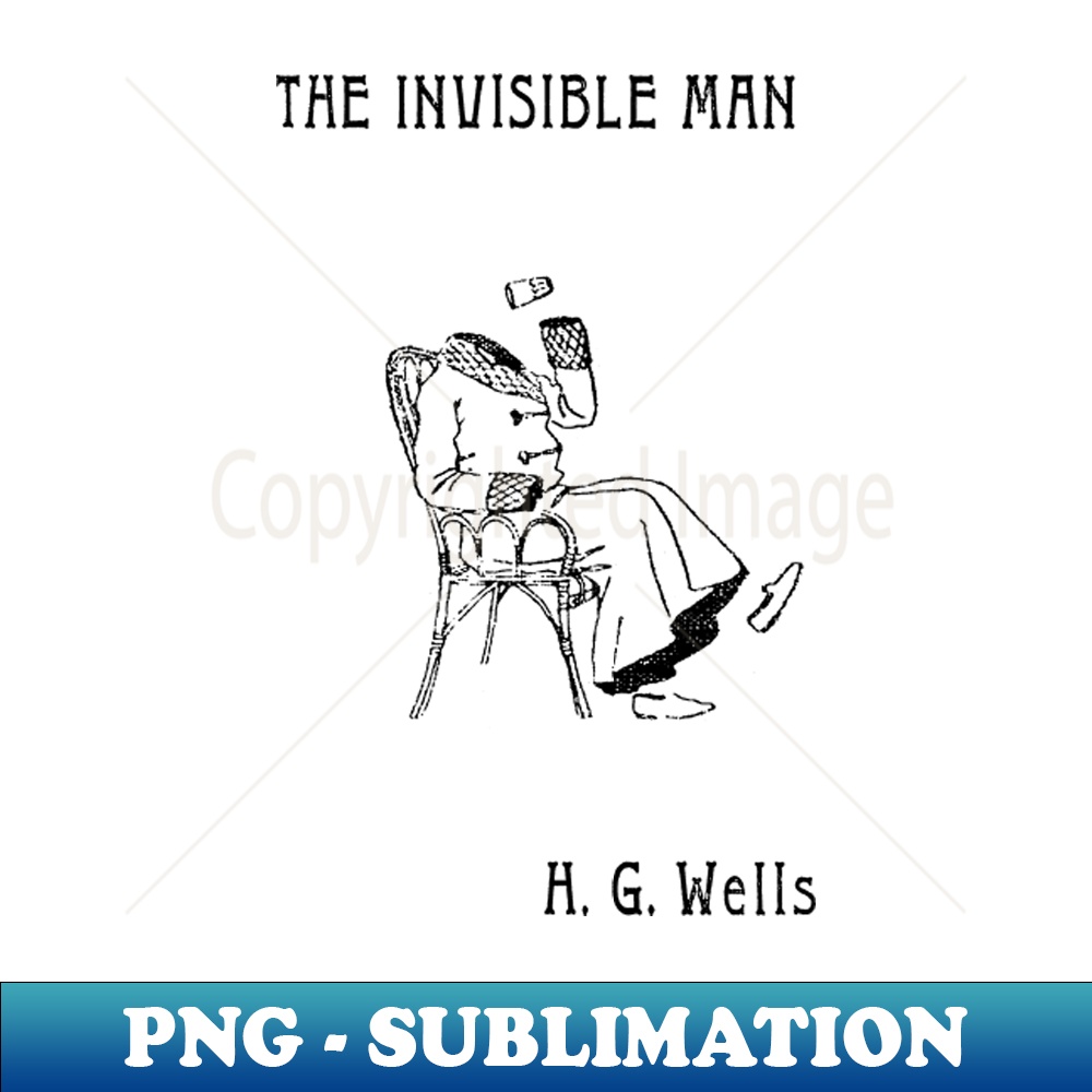 The Invisible Man Book Cover - Exclusive Sublimation Digital | Inspire ...