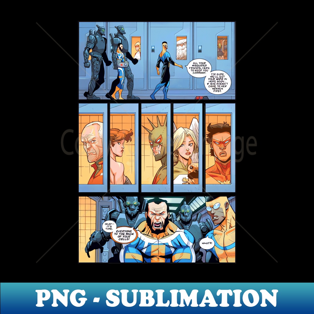 invincible comic strip - Retro PNG Sublimation Digital Downl | Inspire ...