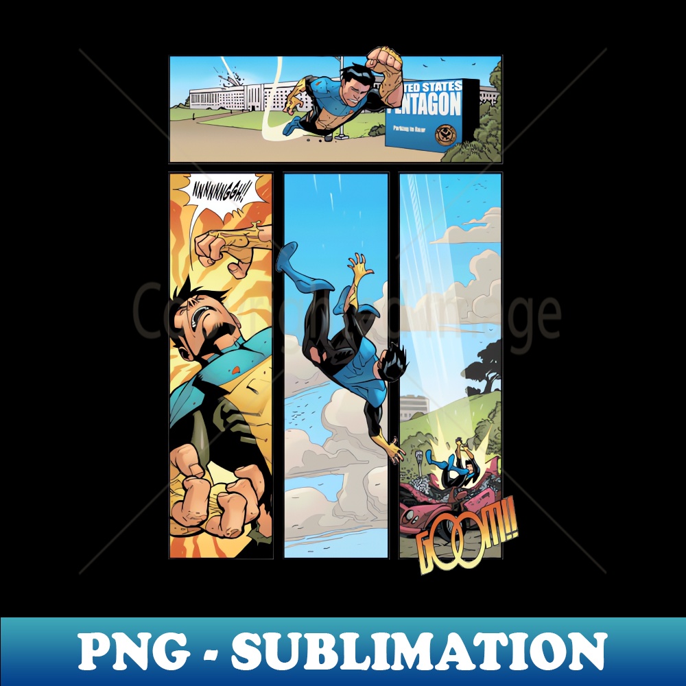 invincible comic strip - Sublimation-Ready PNG File - Stunni | Inspire ...
