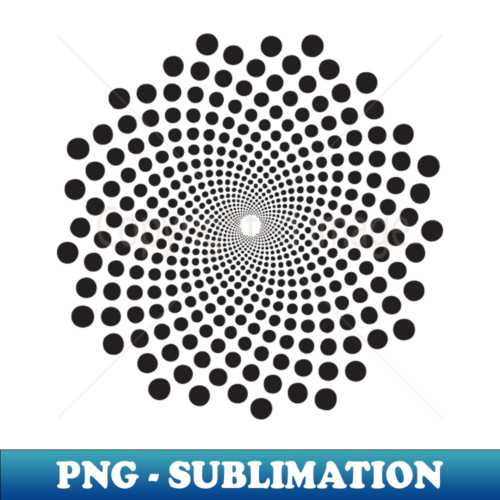 Fibonacci Sequence Spiraling Dots - PNG Sublimation Digital | Inspire ...