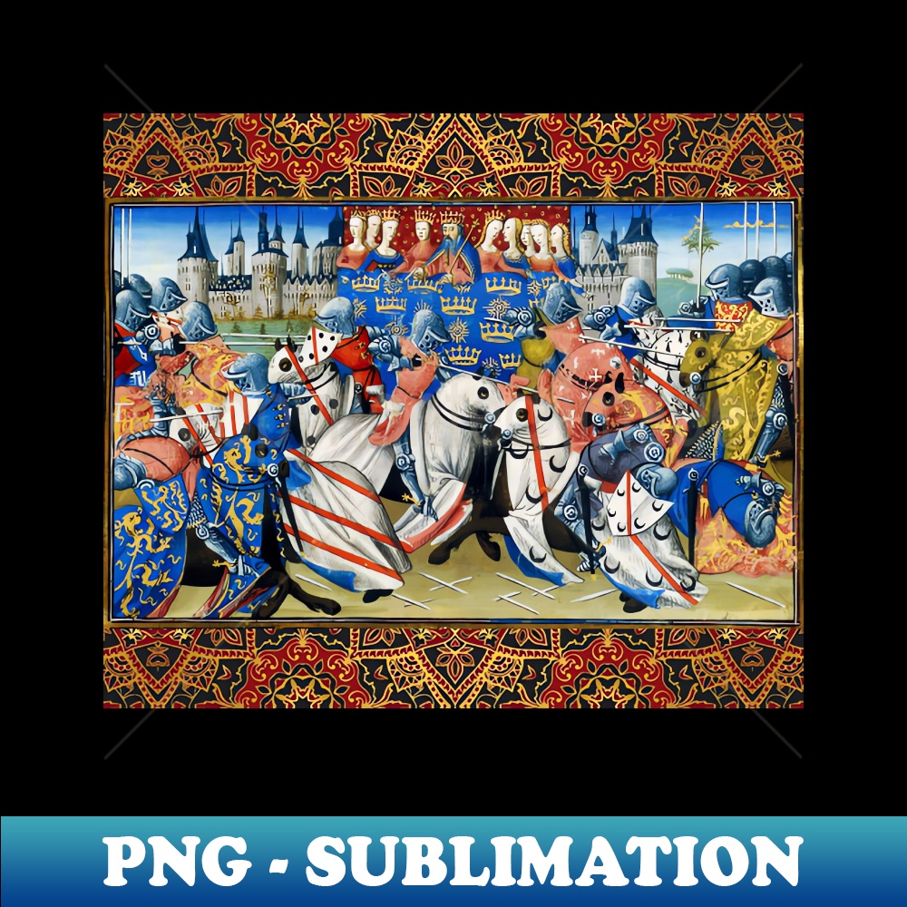 GALAHAD COMBATTING IN THE TOURNAMENT OF CAMELOT Arthurian Le | Inspire ...