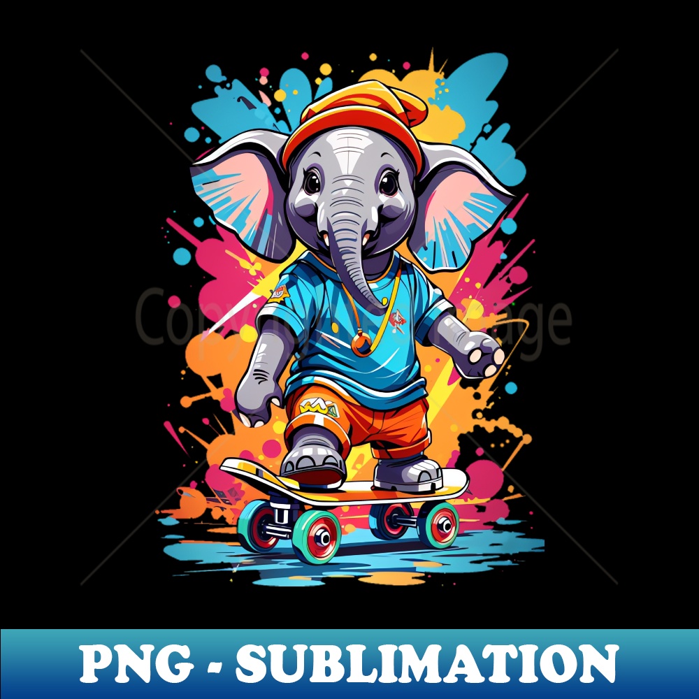 Trunk-tastic Skater An Elephants Wheeling Wonder - Signature | Inspire ...